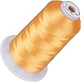 Amazon.com: Simthread Embroidery Thread 5500 Yards Cream Yellow 812 ...