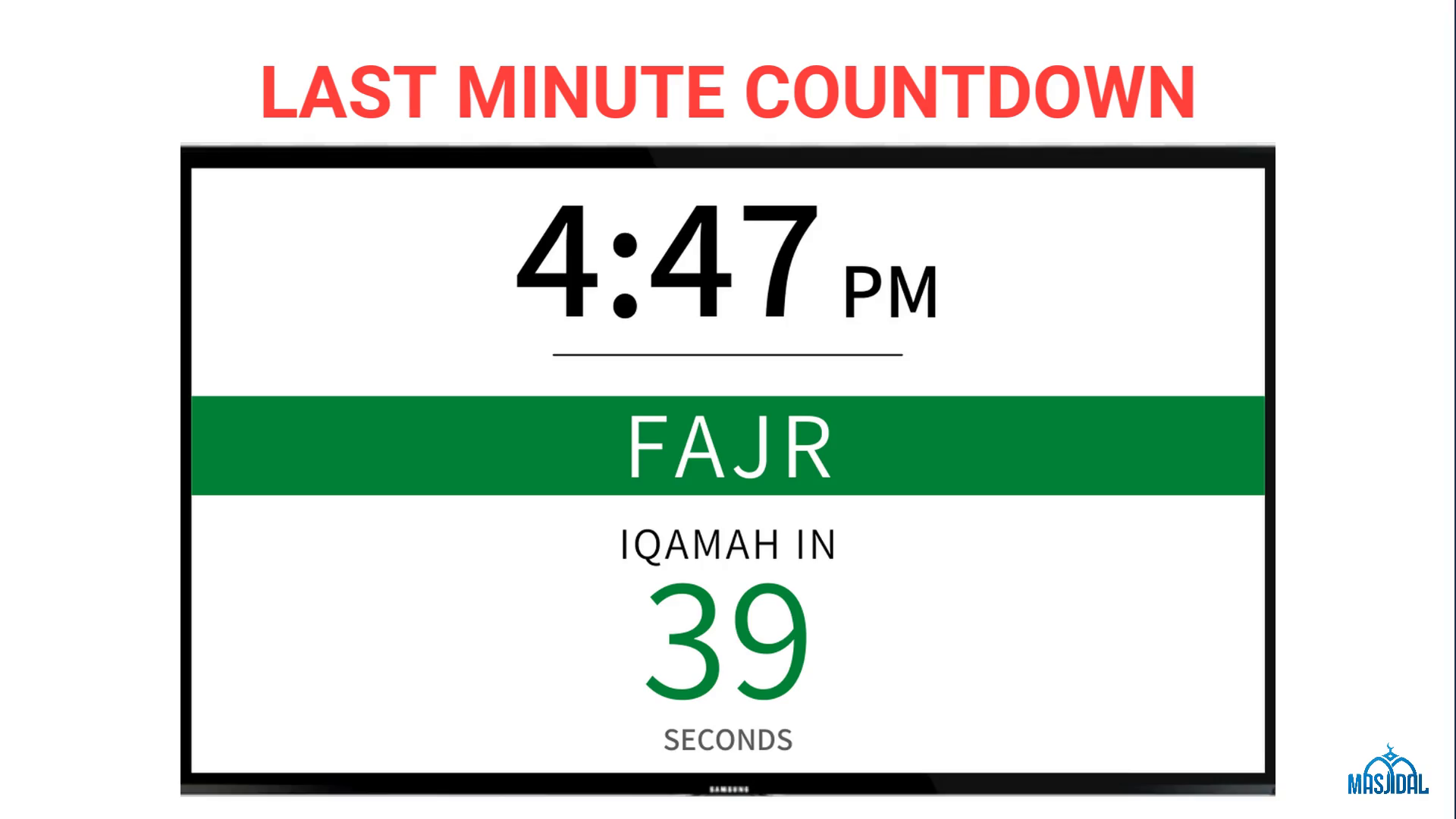 Al-Iqamah (Masjid Signage) - App on Amazon Appstore