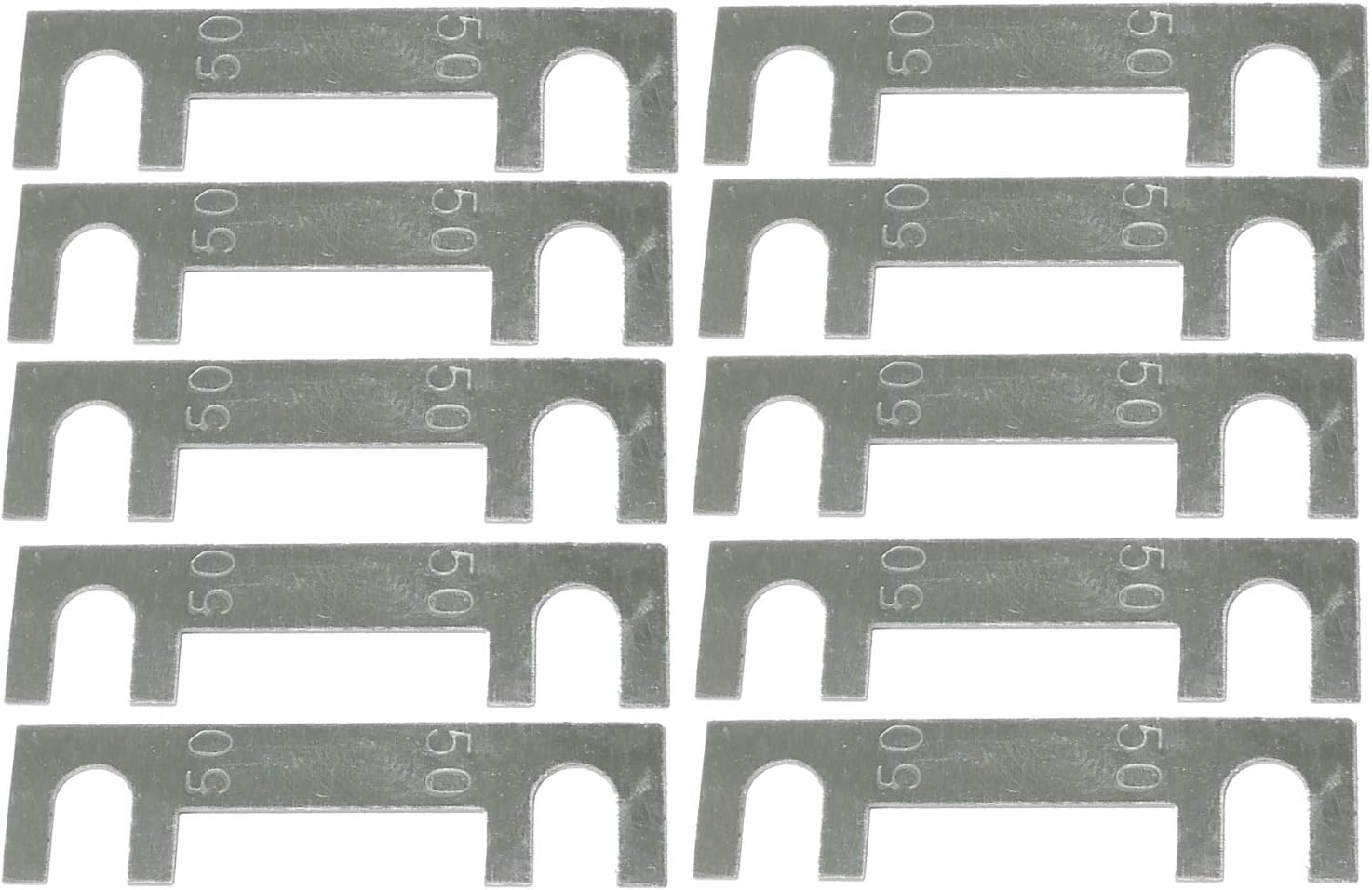 AERZETIX C42202 10 x 50 A Blade Fuse with Pull Tab for High Current ...