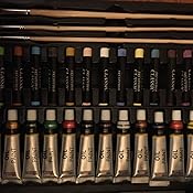 Amazon.com: U.S. Art Supply 95 Piece Wood Box Easel Painting Set - Oil ...