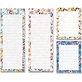 MATICAN Magnetic Notepads for Refrigerator, 4-Pack Grocery List Magnet ...