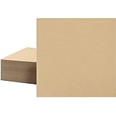 Amazon.com: 36 Corrugated Cardboard Sheets 12 x 12 Inches Brown Kraft ...