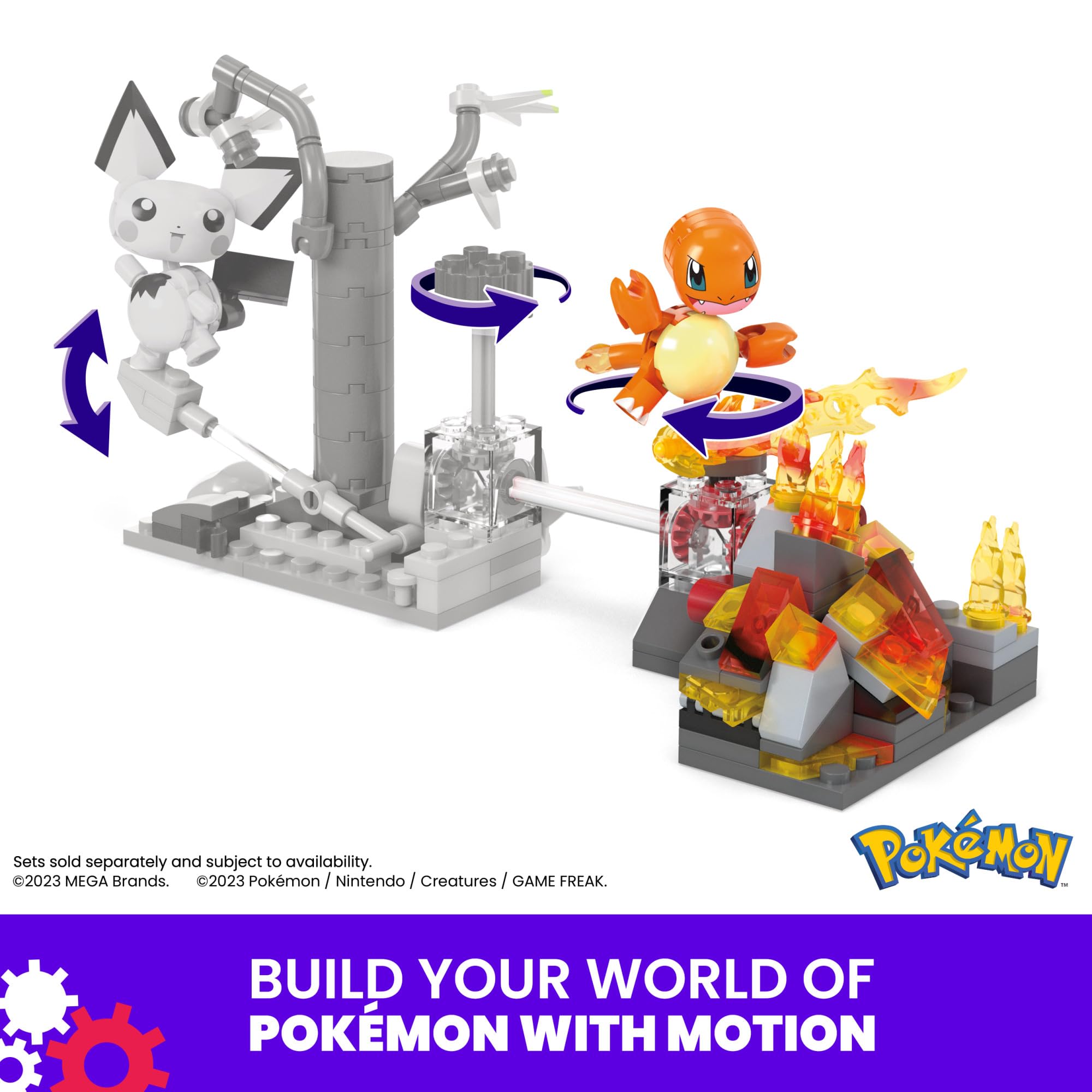 Mua Pokémon Building Toys Set Charmander’s Fire-Type Spin with 81 ...