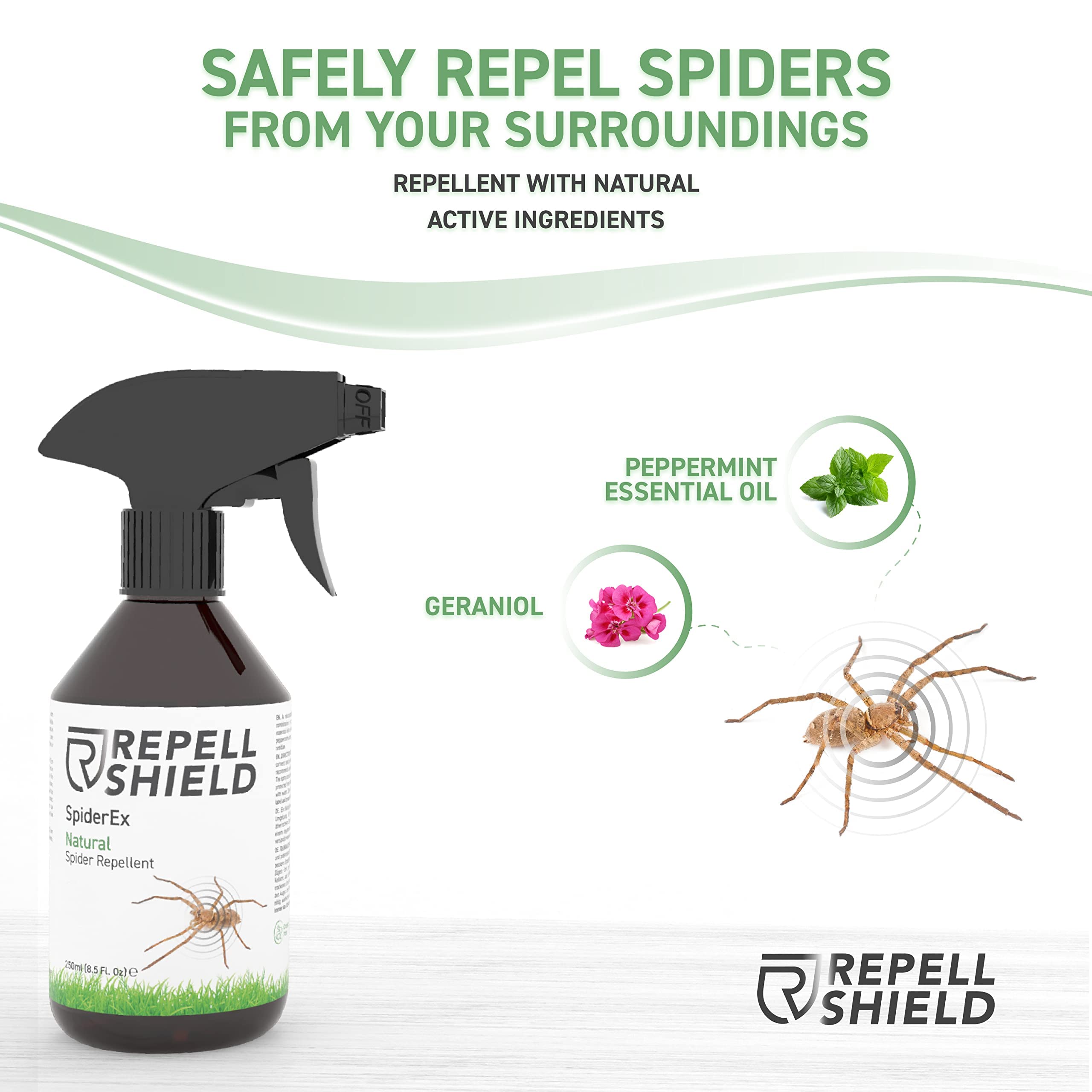 Mua RepellShieldÂ® Spider Repellent Spray - Natural Peppermint Oil, Pet ...