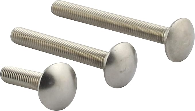 FASTON Flachrundschrauben M10x40 Edelstahl A2 V2A Schlossschrauben mit Vierkantansatz DIN 603 ...