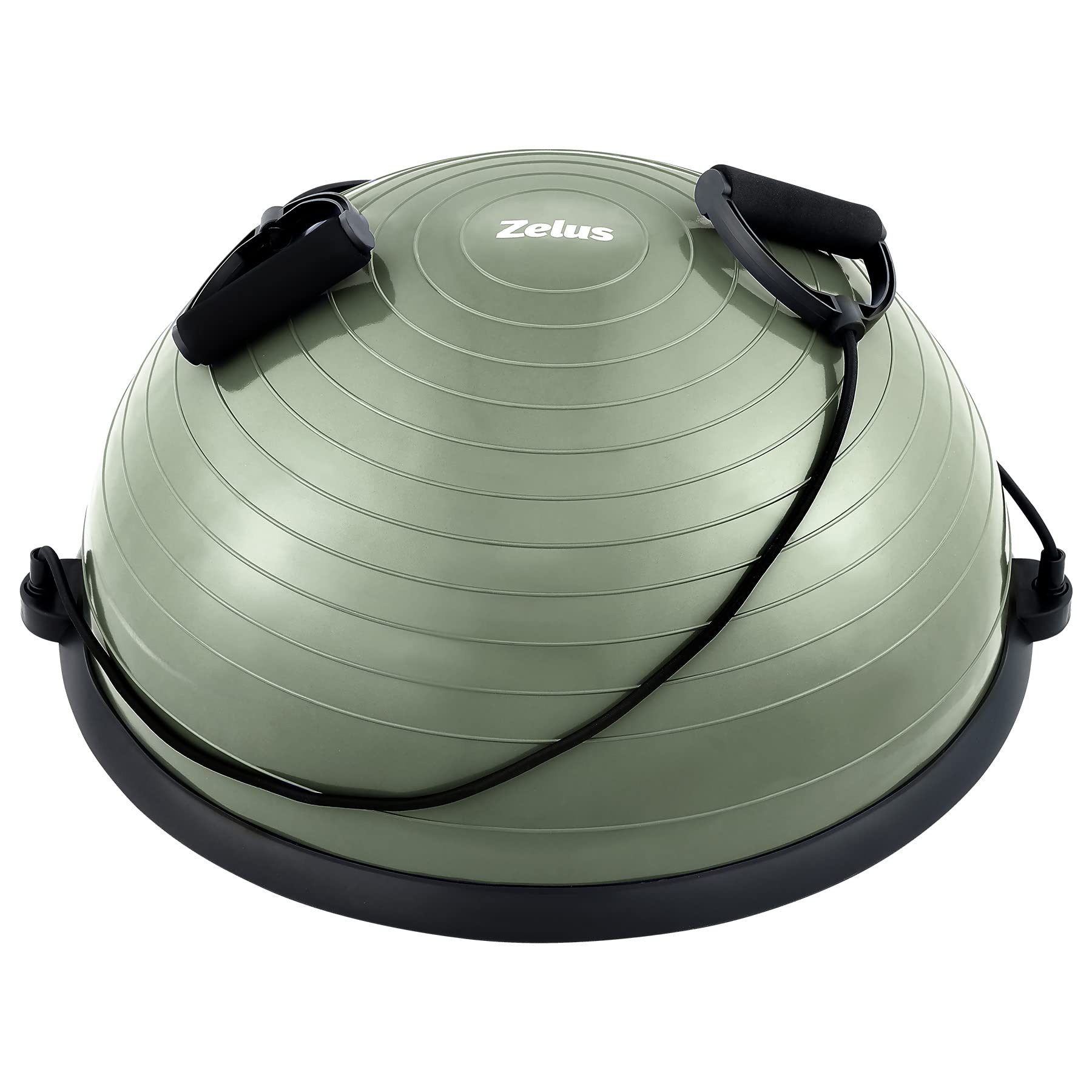 ZELUS Balance Ball Trainer with Resistance Bands and Foot Pump ...