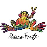 Amazon.com: Enjoy It Peace Frogs Life's a Trip Peace Frogs Car Sticker ...