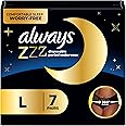 Always ZZZ Overnight Disposable Period Underwear for Women Size L, 360 ...