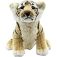 Amazon.com: TAGLN Stuffed Animals Tiger Toys Plush Leopard Lion Sitting ...