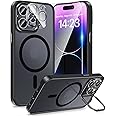 Amazon.com: FNTCASE for iPhone 14 Pro-Max Case: Magnetic Slim Matte Protective Case with ...