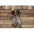 Amazon.com: German Shorthaired Dog Poster Metal Tin Sign A Gsp's House ...