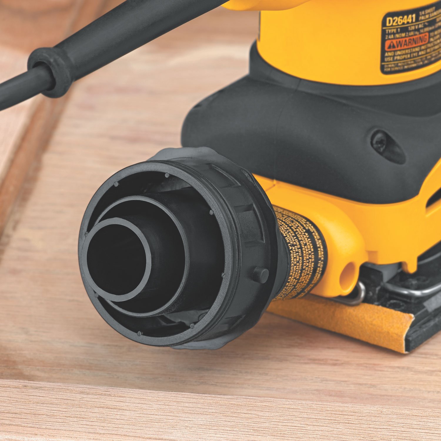 dewalt-d26441k-2-4-amp-orbital-1-4-sheet-sander-with-cloth-dust-bag-on