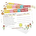 Amazon.com : Dazujem 60Pcs Teacher Mail Notes to Parents,Happy Mail ...