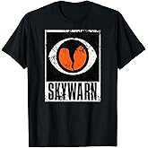Amazon.com: SKYWARN Storm Spotter Distressed Grunge Logo T-Shirt ...
