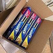 Amazon.com : Oreo Double Stuf Chocolate Sandwich Cookies, Family Size ...
