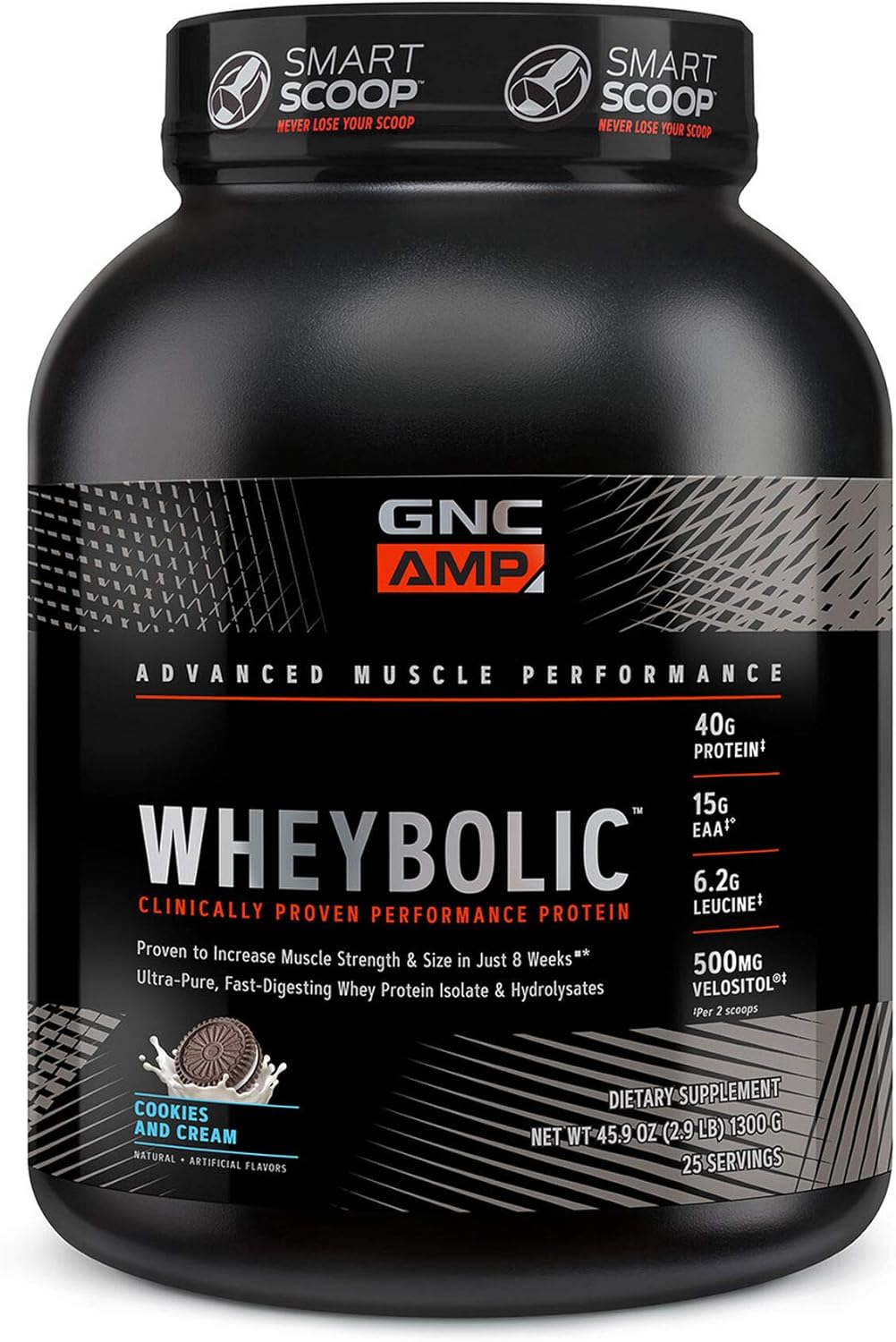 Amazon.com: GNC AMP Wheybolic - Cookies and Cream: Health & Personal Care