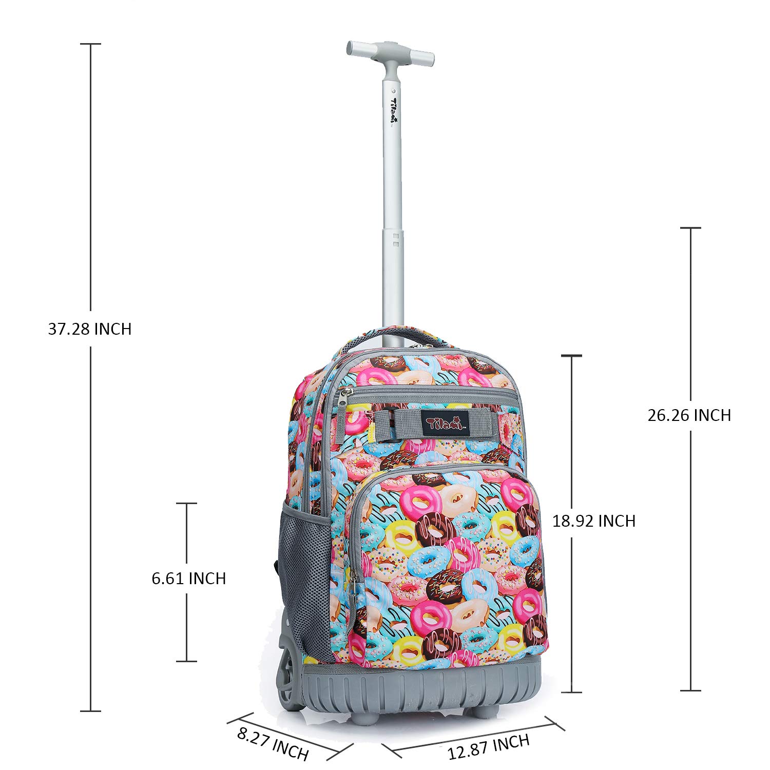 Mua Rolling Backpack 18 inch Wheeled Backpack School College Student ...