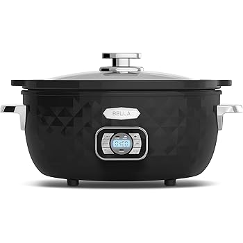 Amazon.com: BELLA 13778 Diamonds Collection Manual Slow Cooker, 6-Quart ...
