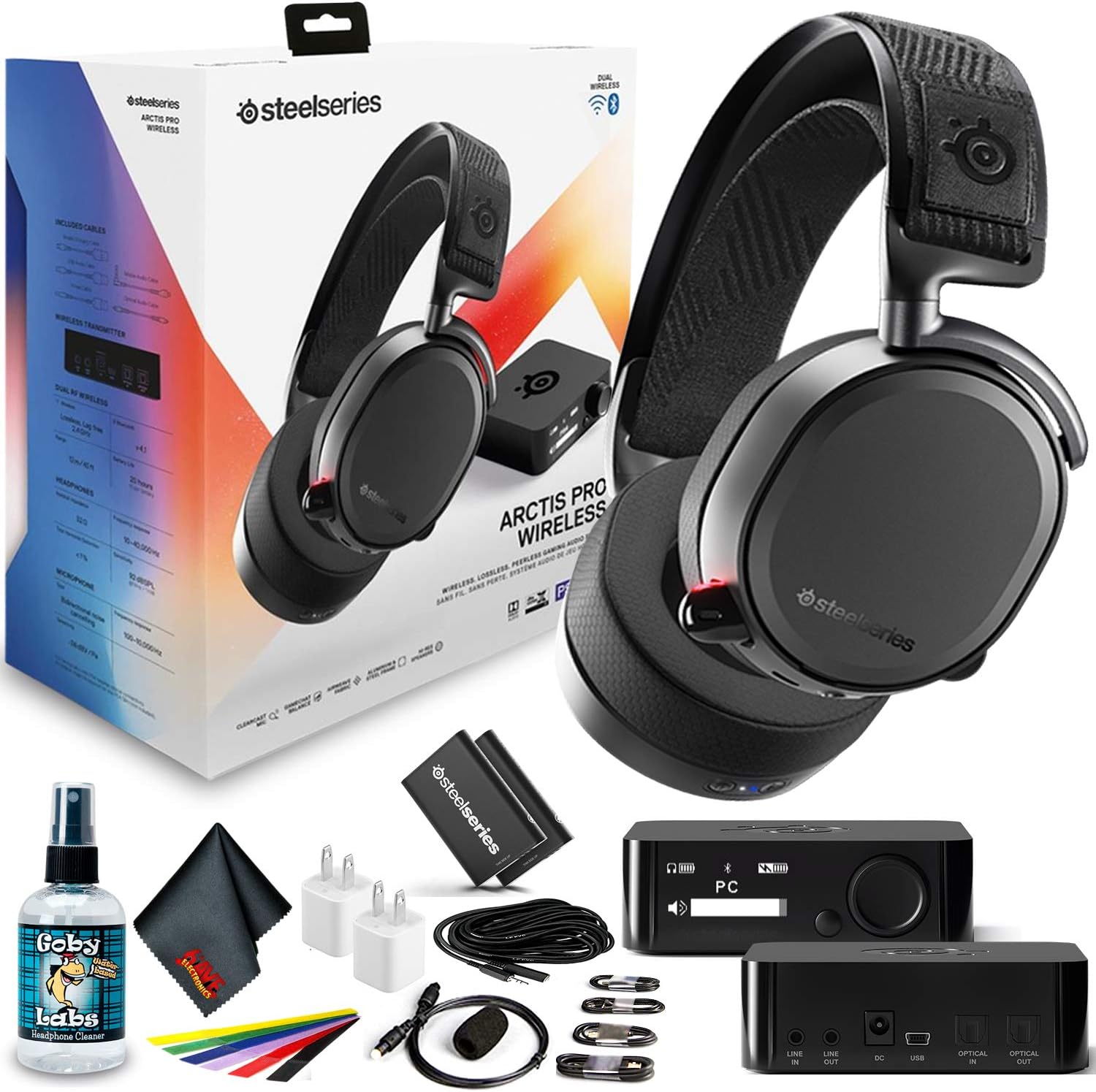 Amazon.com: SteelSeries - Arctis Pro Wireless DTS Headphone:X V2.0 ...