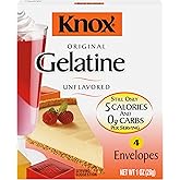 Amazon.com : Knox Unflavored Gelatin (4 Envelopes) : Cooking And Baking ...