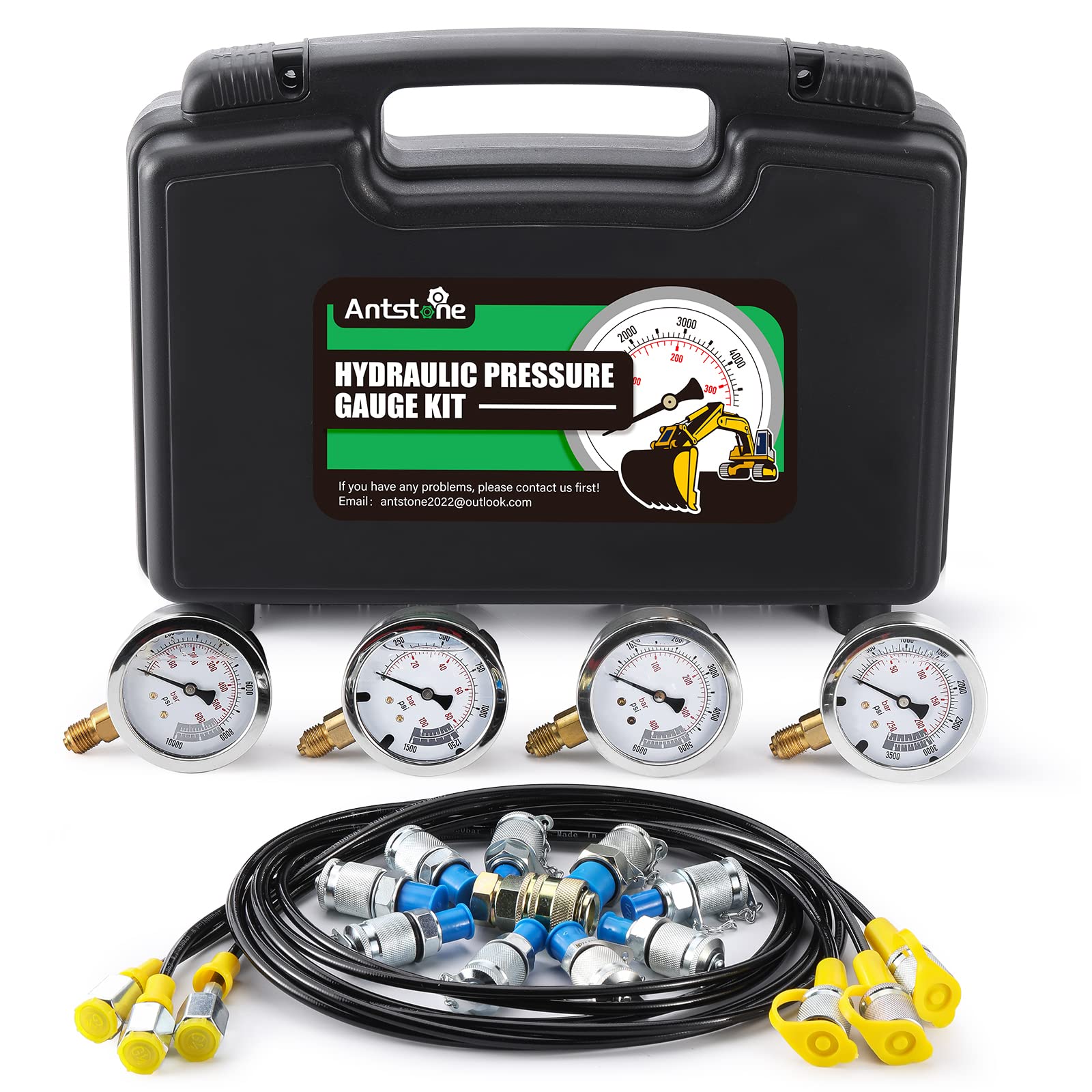 Mua Antstone Hydraulic Pressure Gauges Kit Excavator Hydraulic Test ...