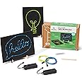 Amazon.com: KiwiCo Light-Up Wire Art Kit - DIY Electroluminescent Signs ...