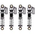 Amazon.com: INJORA 39mm Shocks- Aluminum Threaded Adjustable Oil Filled Damper for SCX24 ...