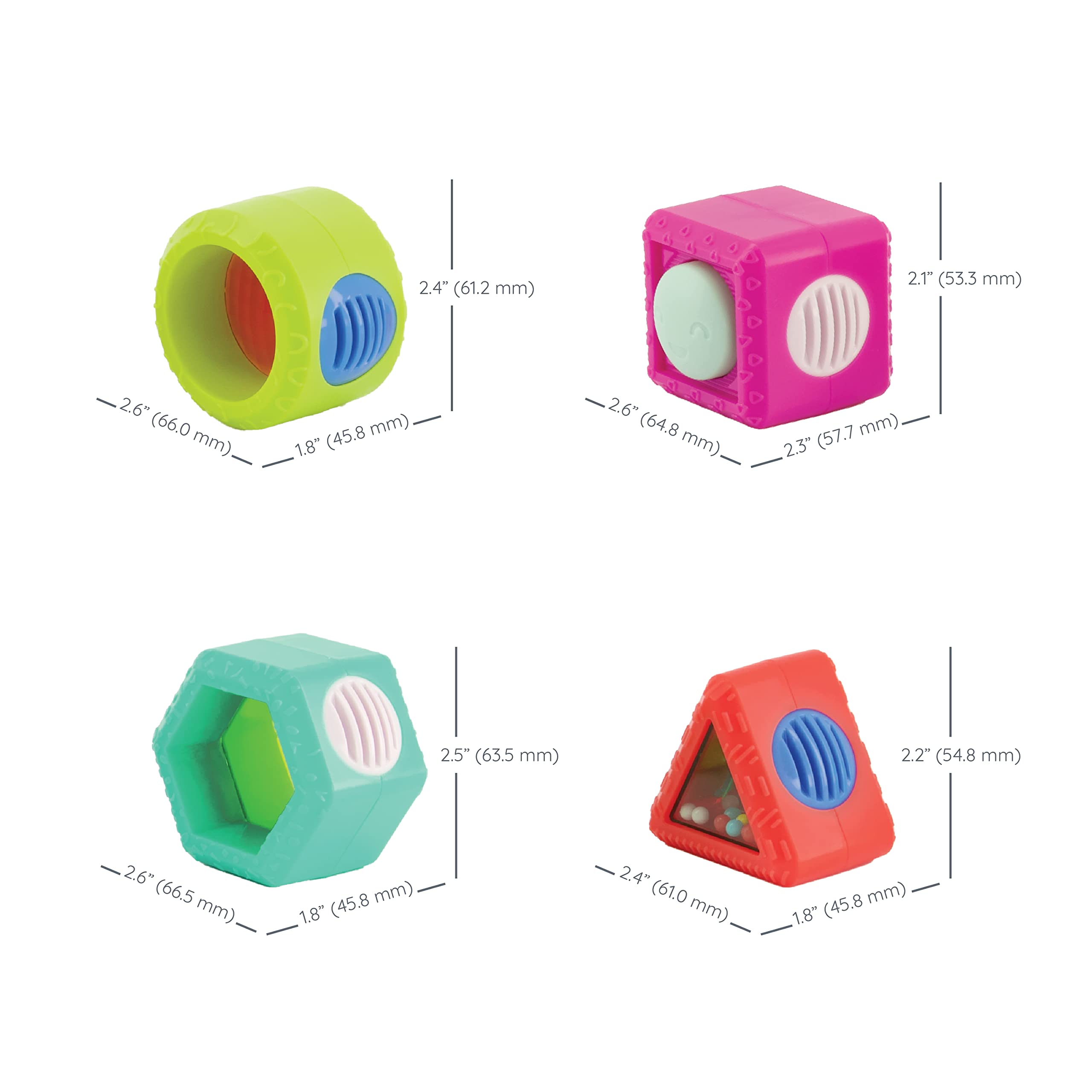 Mua Infantino Peek & See Activity Blocks - Fine Motor Skills, Stacking ...