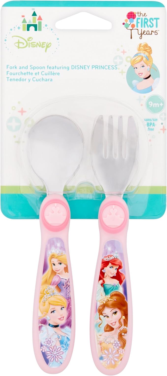 Amazon.com: Disney Princess fork and spoon set [12824] [parallel import ...