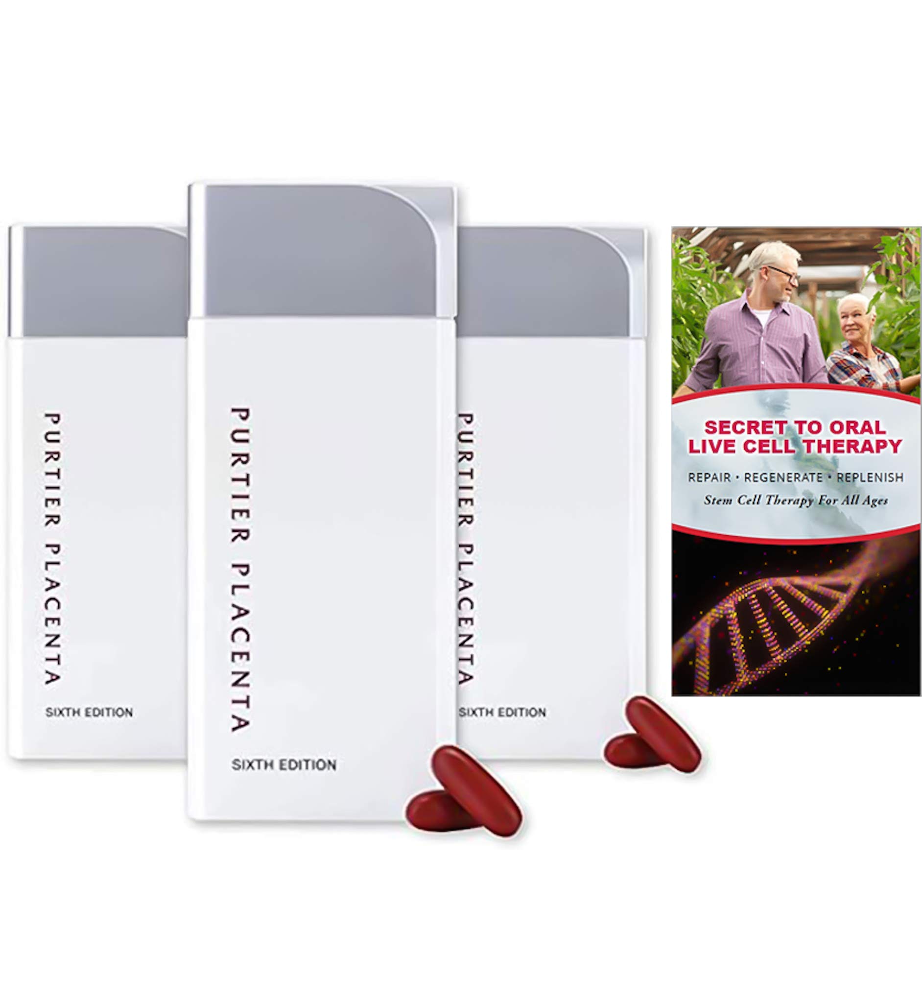 Buy Authentic PURTIER Placenta Sixth Edition (Set of 3 Boxes) with Free ...
