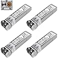 Amazon.com: 4Pack 10G SFP+ LC Module, 10GBase-SR Multi-Mode Ethernet Transceiver, 850nm MMF up ...