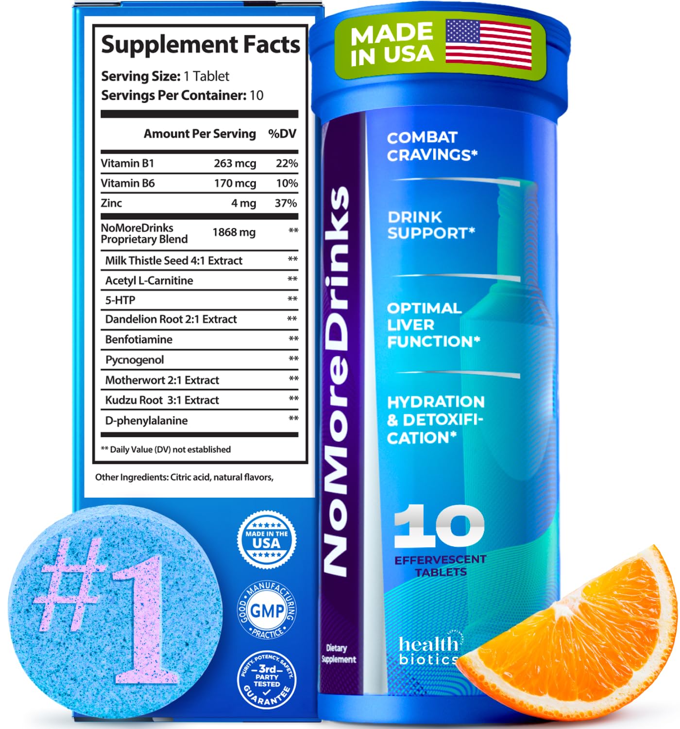 NoMoreDrinks Anti Alcohol Craving Supplement | Liver Detox & Combat ...