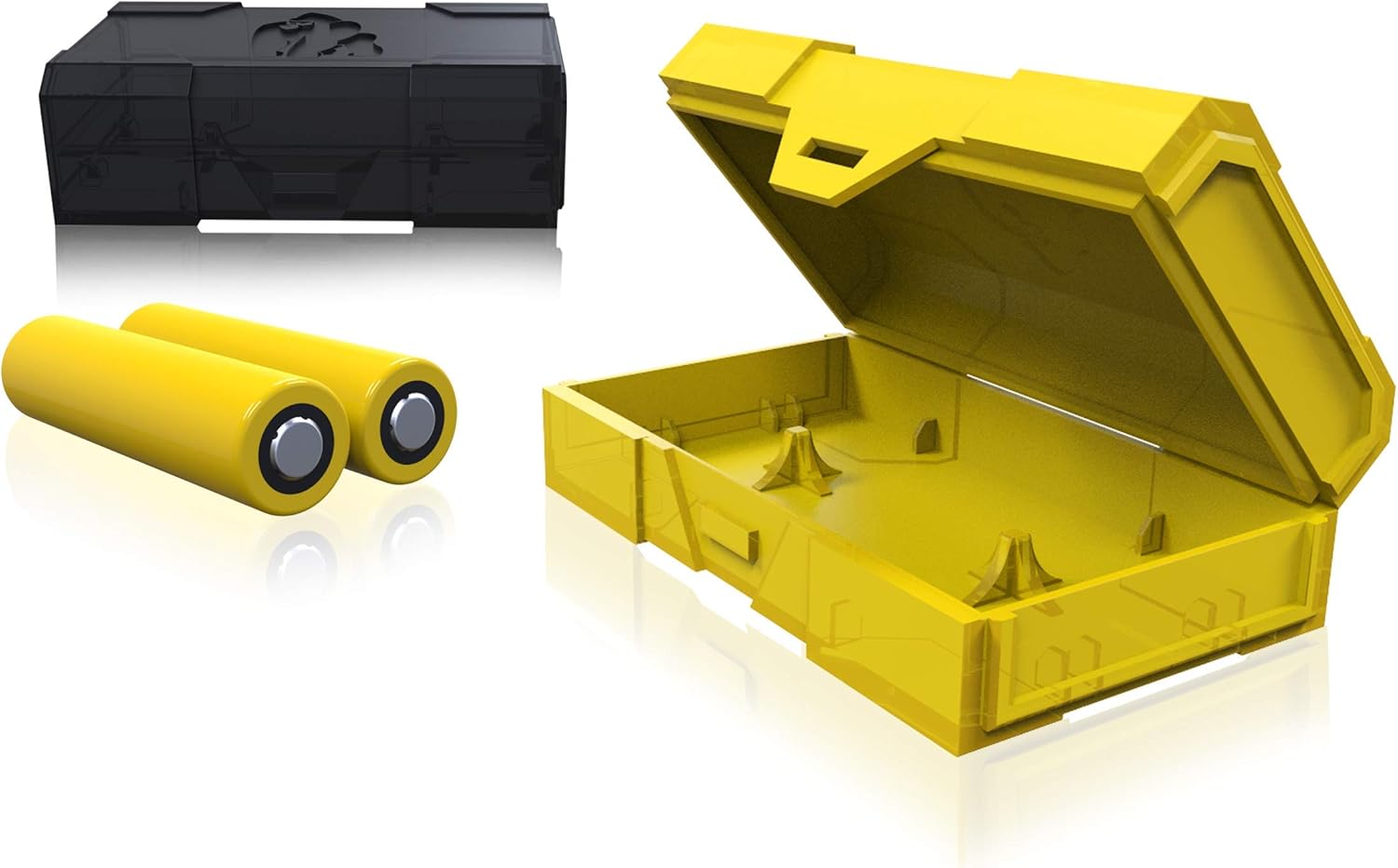 Chubby Gorilla Yellow Dual Battery Case Keep Your Batteries Safe – BigaMart
