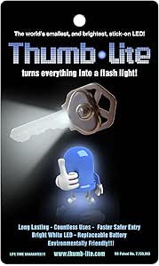 The Worlds Smallest, Brightest, Stick-On LED! Thumb-Lite turns ...