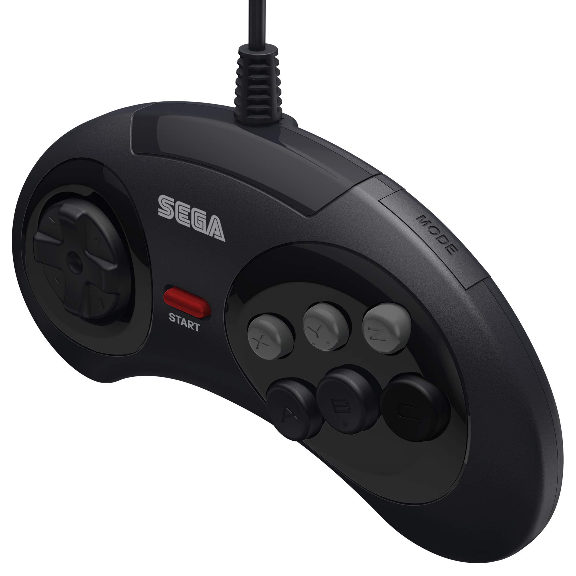 Retro-Bit Official SEGA Mega Drive Controller 6-Button Arcade Pad for ...