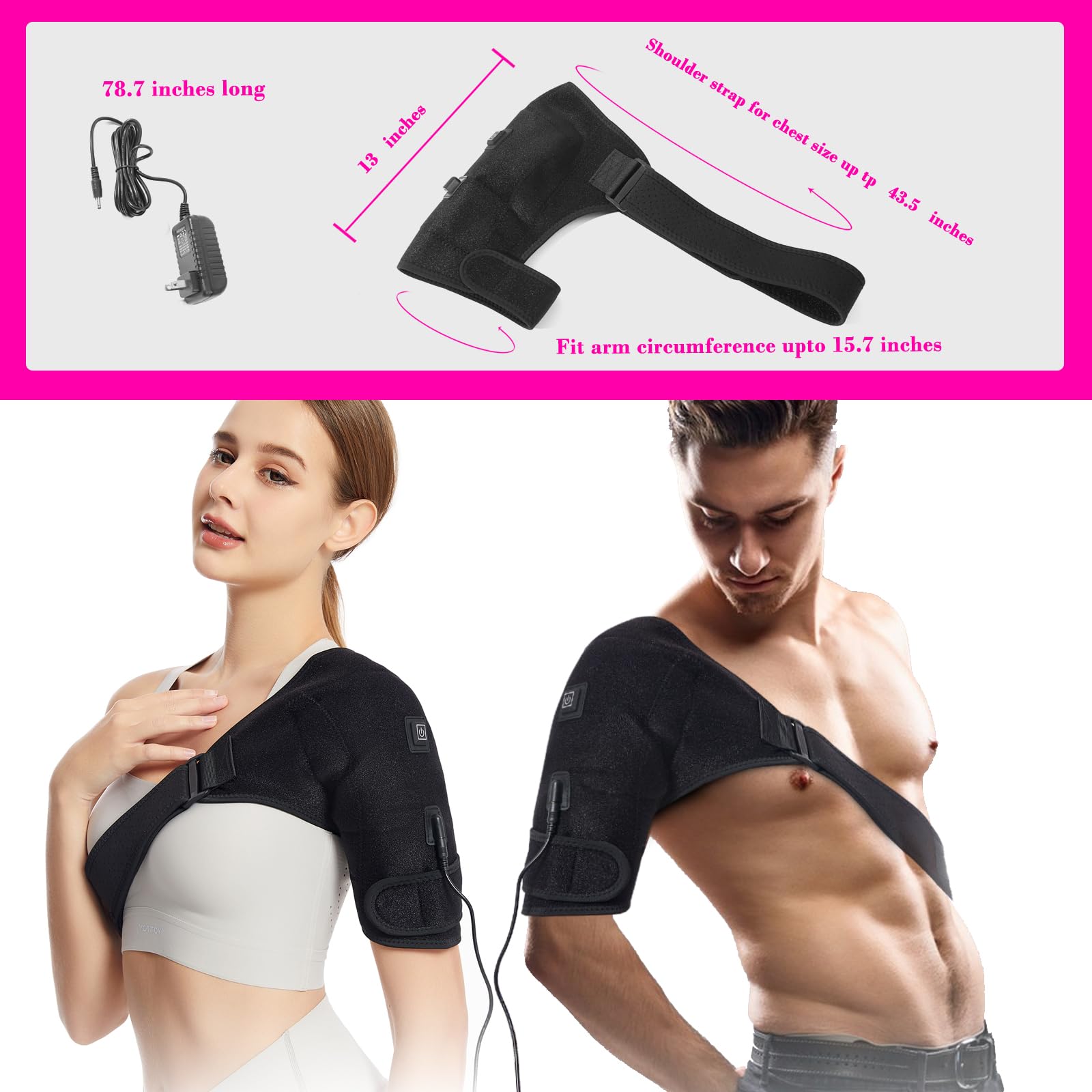 Mua Shoulder-Heating-Pads-Wrap - 3 Heat Settings for Shoulder,Relieve ...