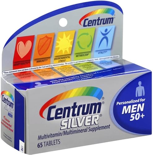 Centrum Silver Men 50+ Multivitamin Tablets 65 ea in Kuwait | Whizz ...