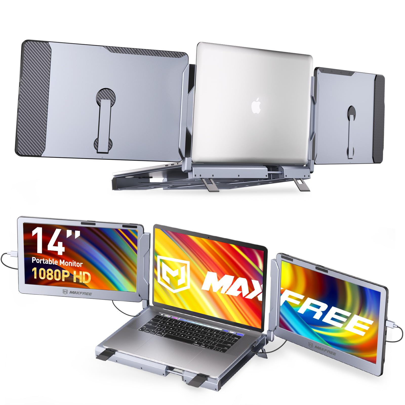 Mua Maxfree F2 Triple Screen Laptop Screen Extender - 14'' Laptop ...