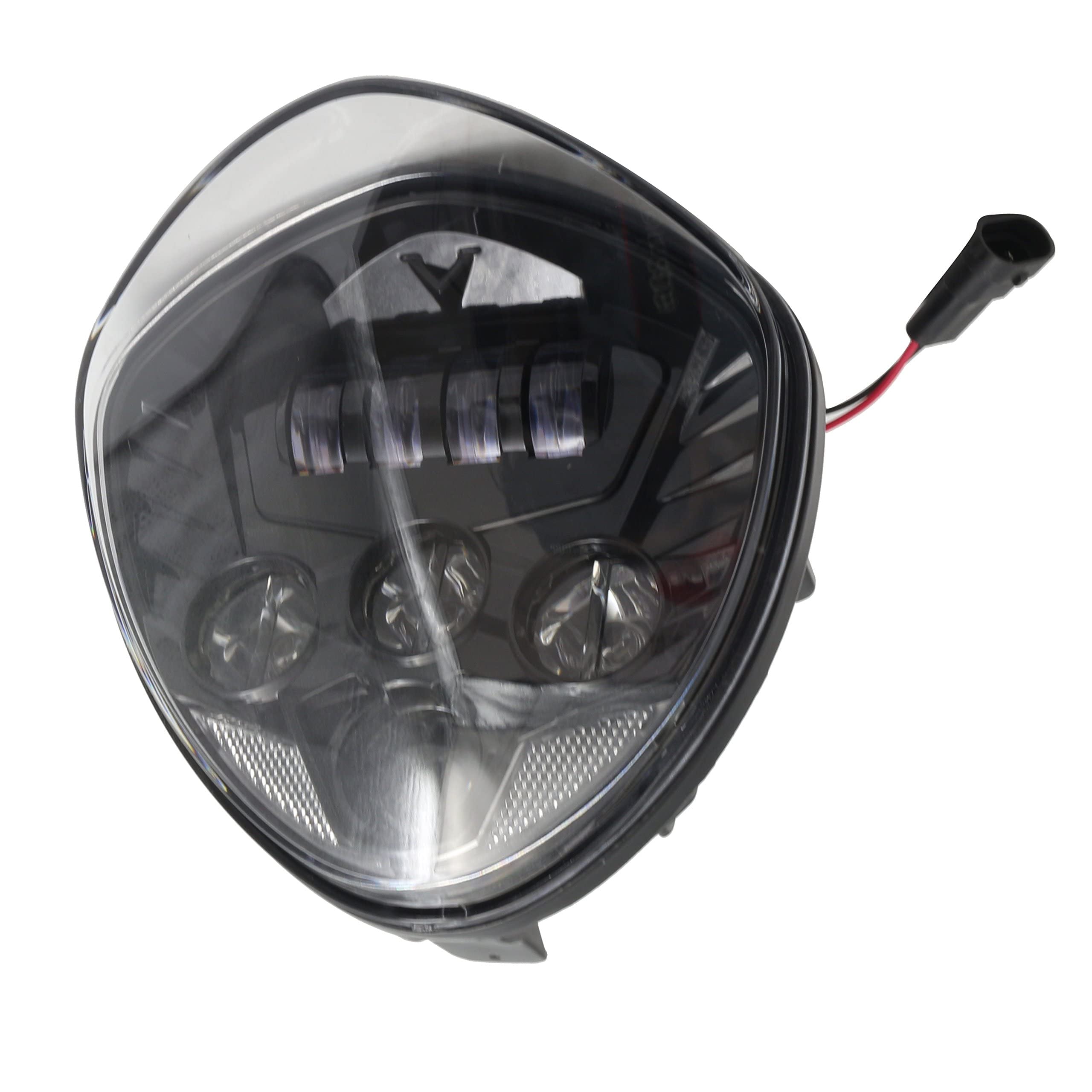 LED Head Light Assembly IP-67 Headlight Black Head Lamp Compatible with ...