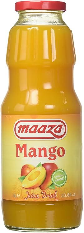 Amazon.com : Maaza, Mango Juice Drink, 1 Liter(ltr) : Grocery & Gourmet ...