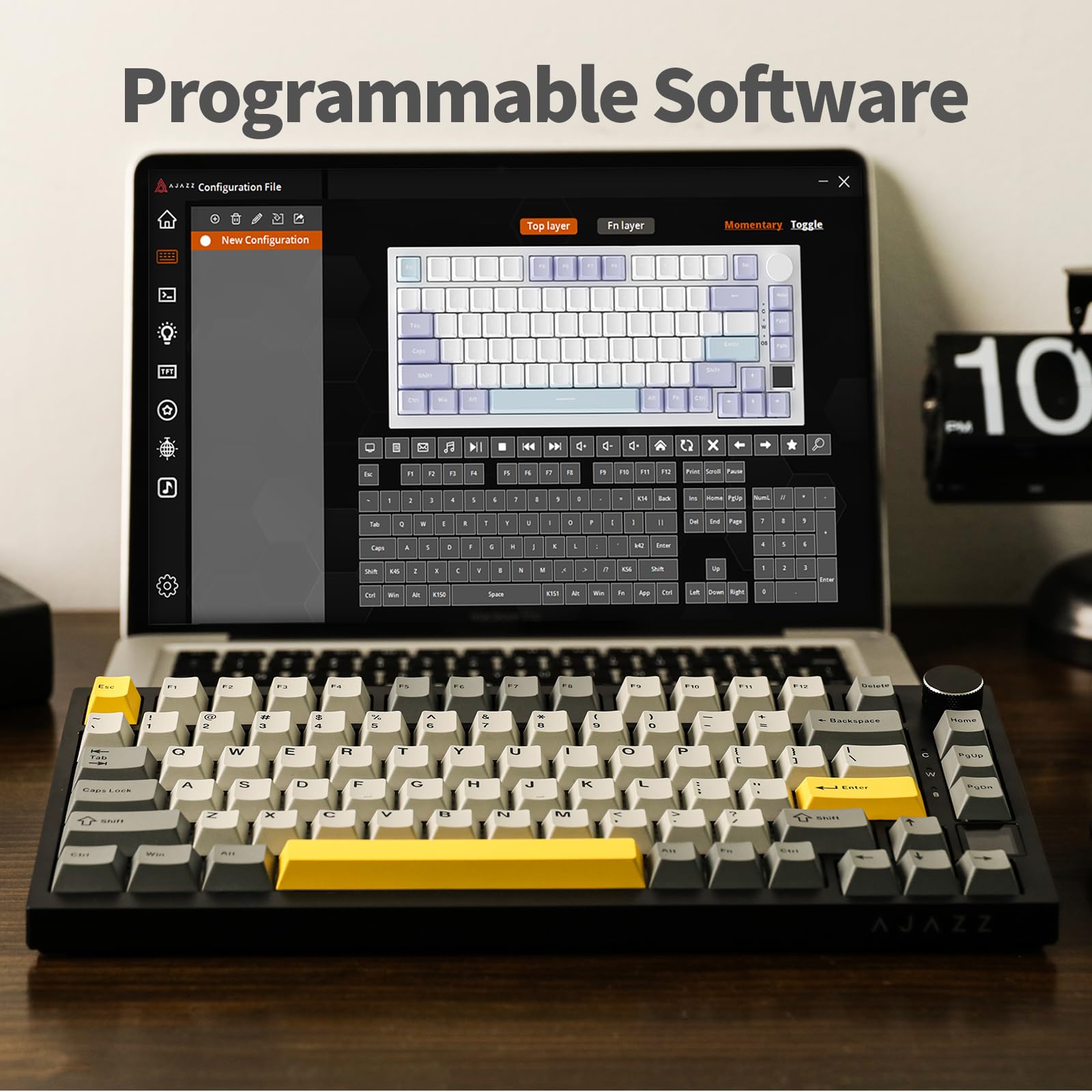 Mua EPOMAKER Ajazz AK820 Pro 75% Mechanical Keyboard, Gasket-Mounted ...