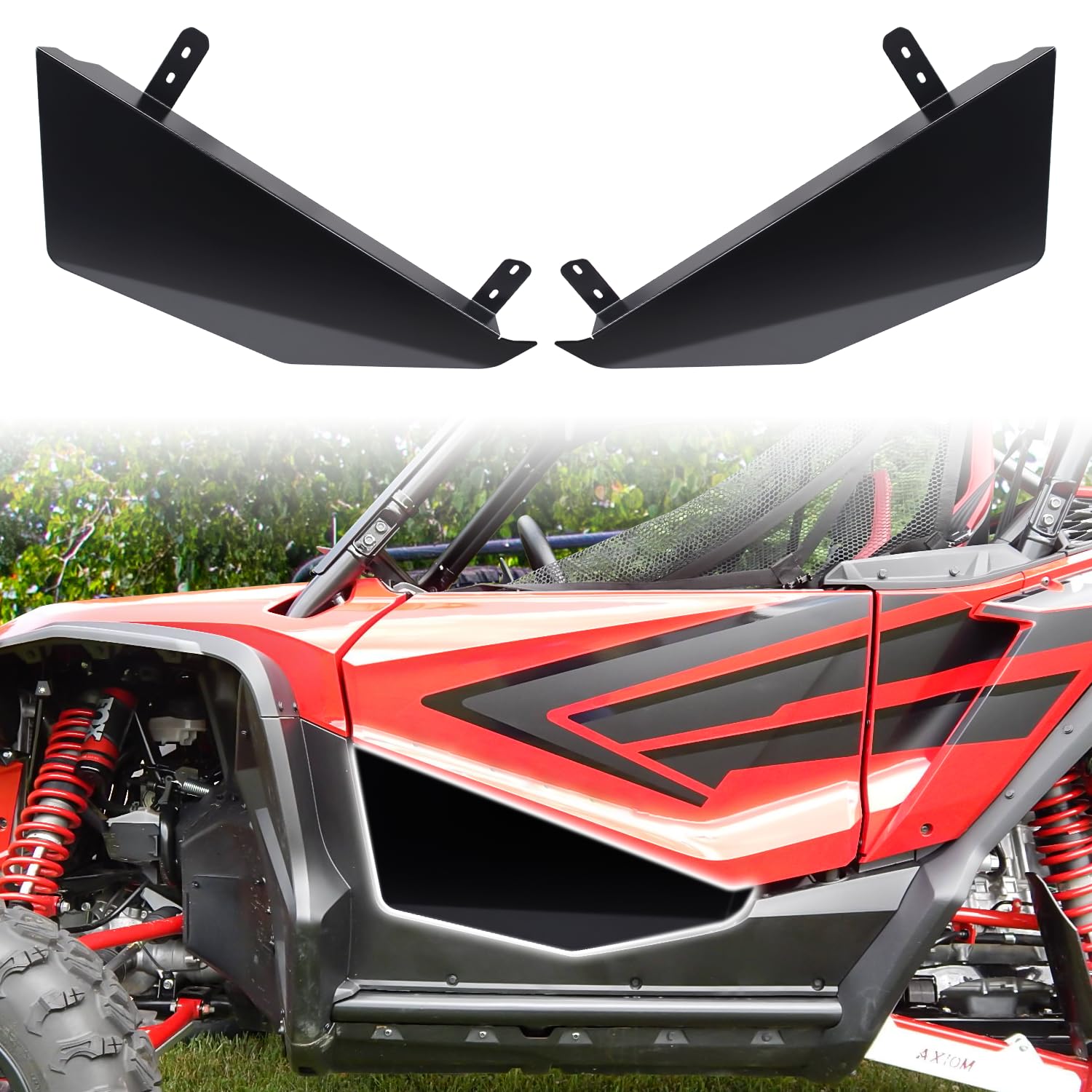 CPOWACE Aluminum Lower Door Insert Panels UTV Lower Half Door Inserts ...