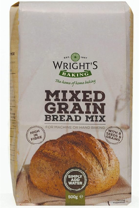 Wrights Baking Mixed Grain Bread Mix - 5x500g: Amazon.co.uk: Grocery
