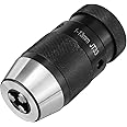 uxcell Keyless Drill Chuck JT33 Taper Mount Adjustable 3/76"-1/2" (1mm ...