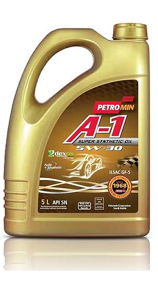 Petromin A-1 Super Synthetic Oil 5W30 SN, 5 Liter: Amazon.co.uk: Car ...