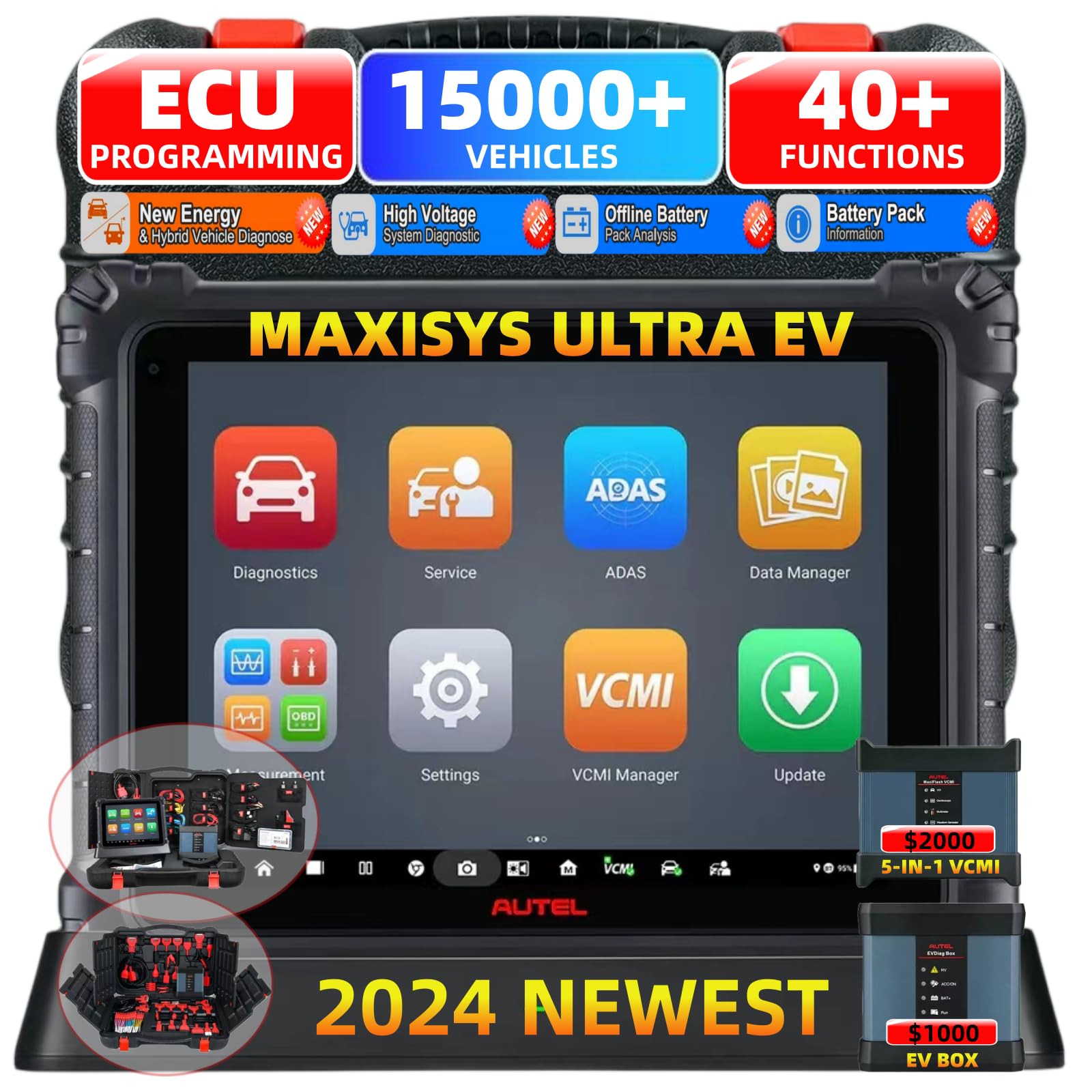 Mua MaxiSys Ultra EV, Upgrade Autel Ultra MS919 MS909, 2024 Top Autel Scanner EV Intelligent ...