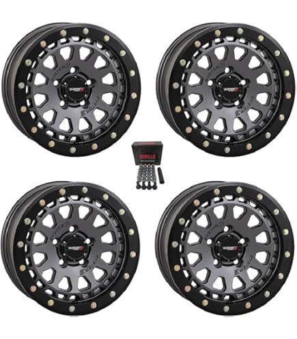15 Wheels 5x4.5 System 3 15x7 6/5.5 6+1 (+68mm) SB8 Beadlock - Matte ...