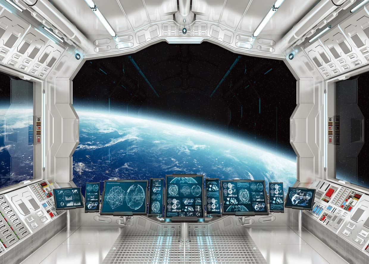LYWYGG 8x6ft Spaceship Interior Background Futuristic Science Fiction ...