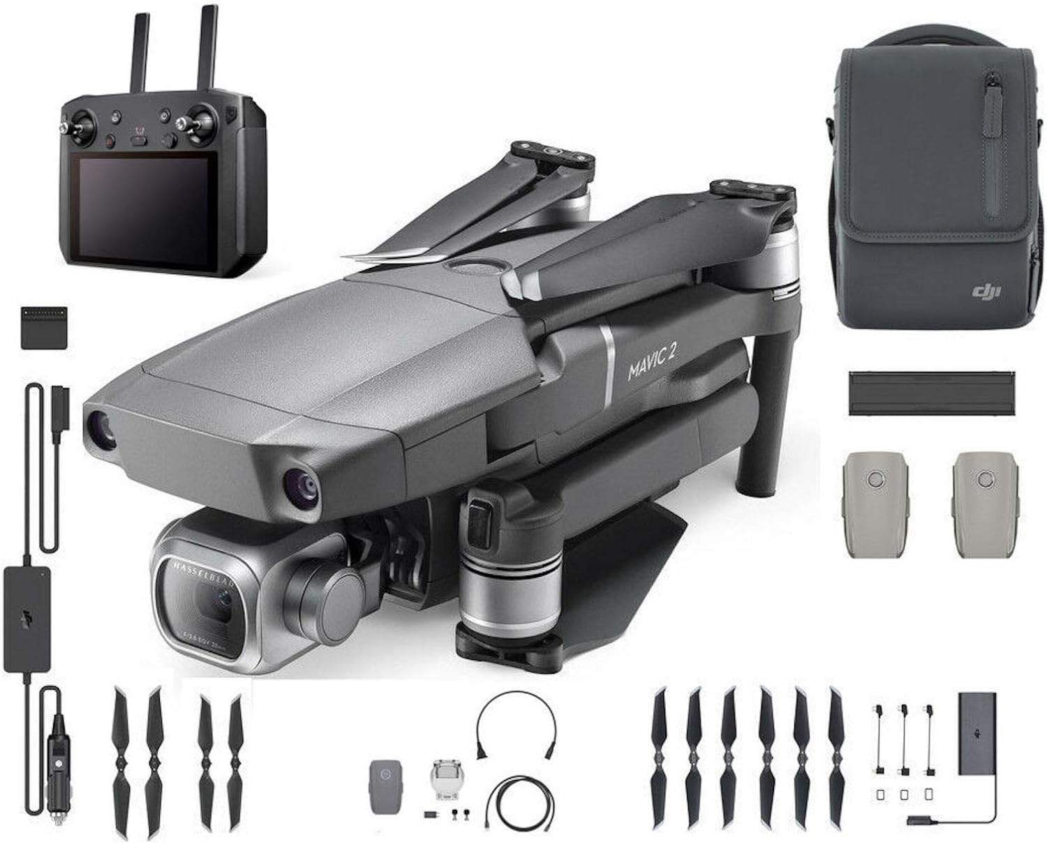 Amazon.com: DJI Mavic 2 Pro with Smart Controller and Fly More Kit ...