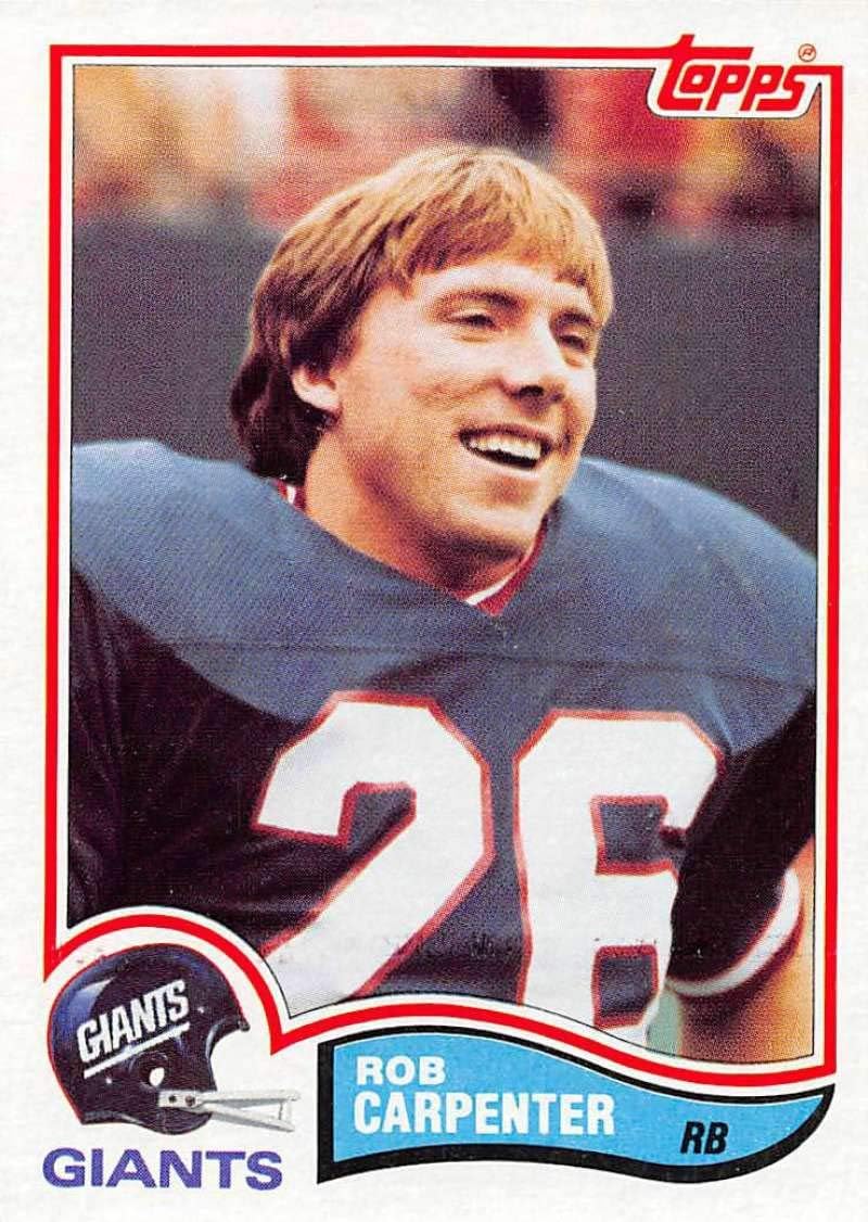 Amazon.com: 1982 Topps #417 Rob Carpenter: Collectibles & Fine Art